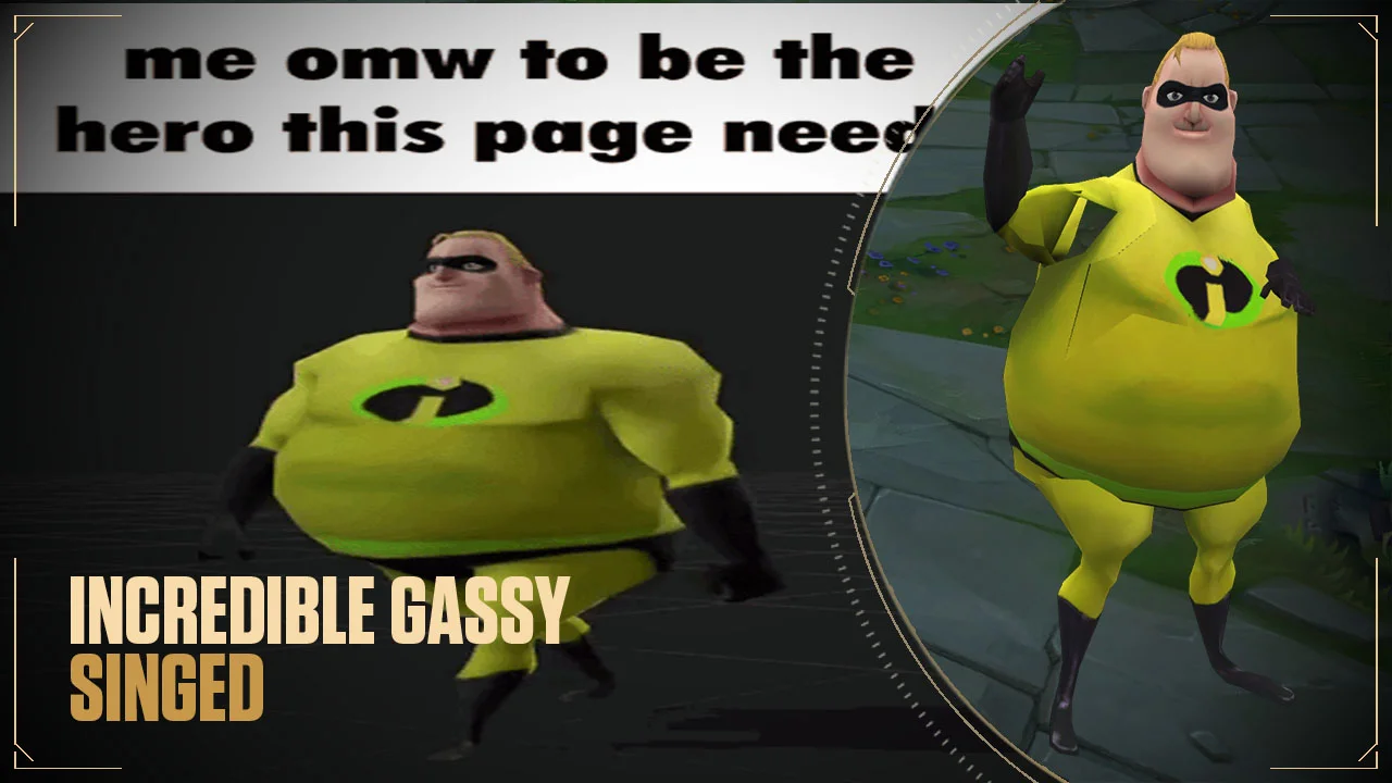Incredible Gassy Singed - Singed | Divine Skins